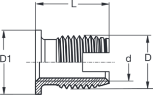 Insert Nut for Hard Plastic and Metal (IN21) | Fastenright Ltd