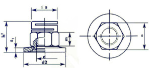 All Metal Self Locking Flange Nut | Fastenright Ltd