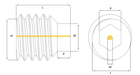 Vented Socket Set Screw Dog Point | Fastenright Ltd
